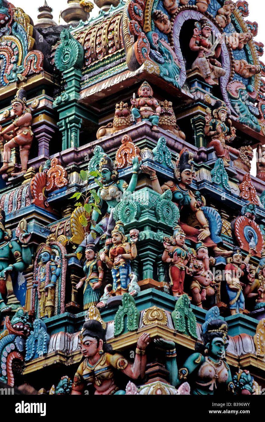 1070 Hindu Temple Alleppey Kerela State India Stock Photo - Alamy