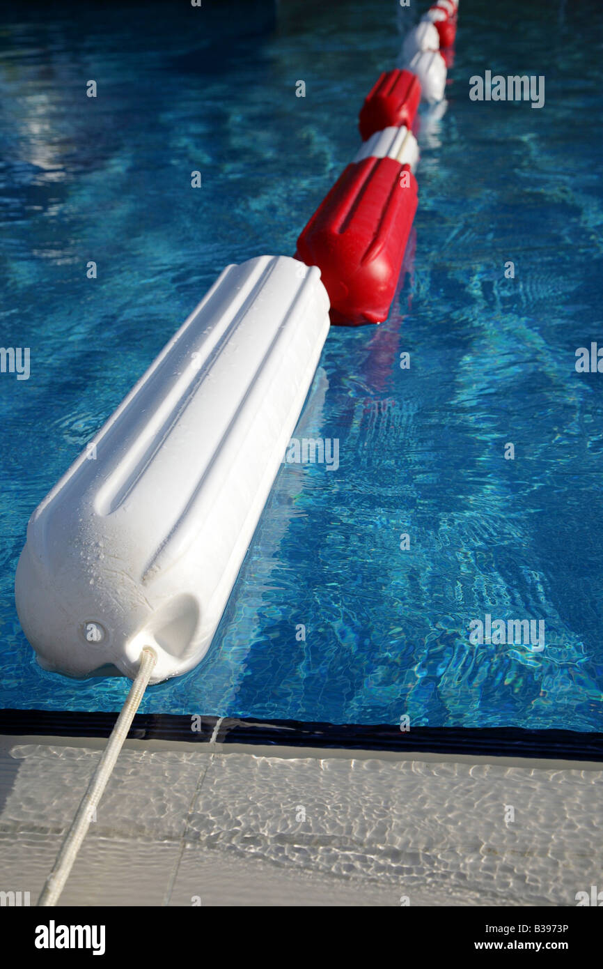 Rope in a swimming pool Stock Photo - Alamy