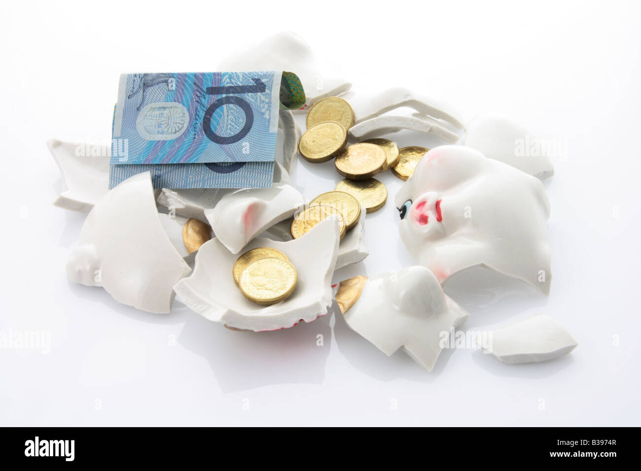 Broken banknotes hi-res stock photography and images - Alamy
