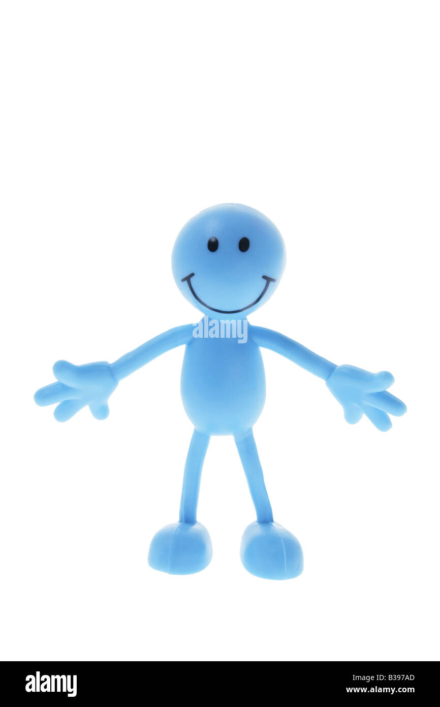 Smiley Rubber Figure Stock Photo - Alamy