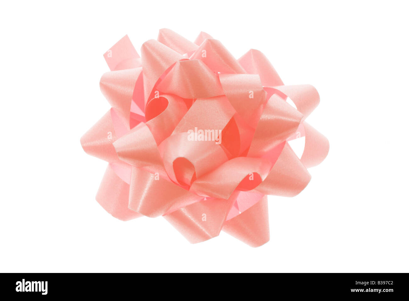 Pink Star Bow Stock Photo - Alamy