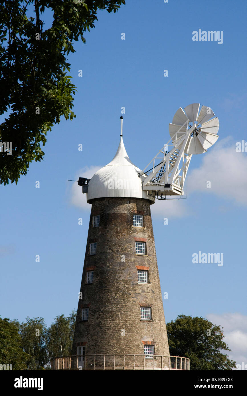 Moulton tower windmill in the Lincolnshire village of Moulton is ...