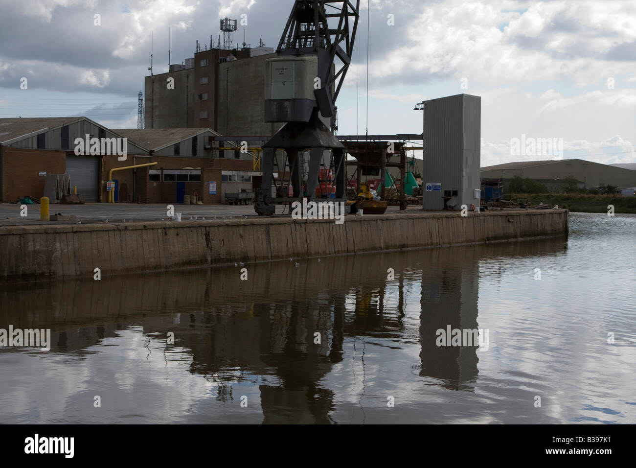 port of boston the wash the haven boston lincolnshire england Stock ...