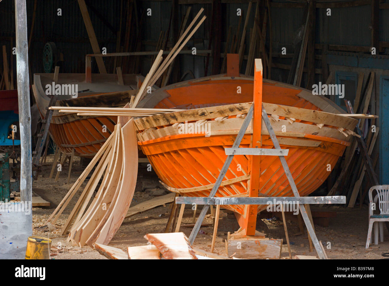 Boat yard greece hi-res stock photography and images - Alamy