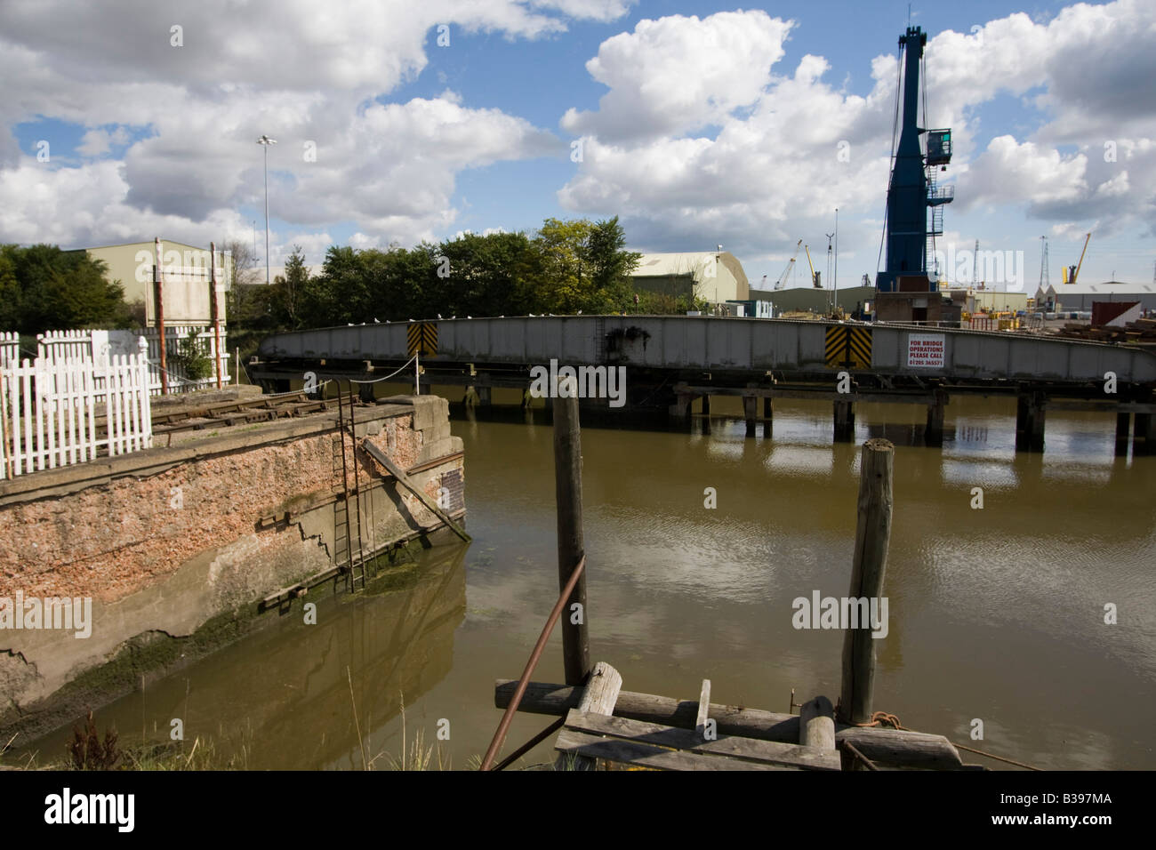 port of boston the wash the haven boston lincolnshire england Stock ...