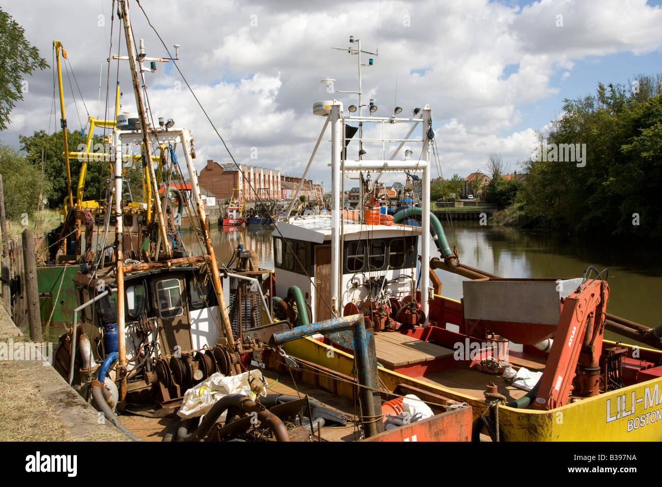 the haven riverside boston town centre lincolnshire england Stock Photo ...