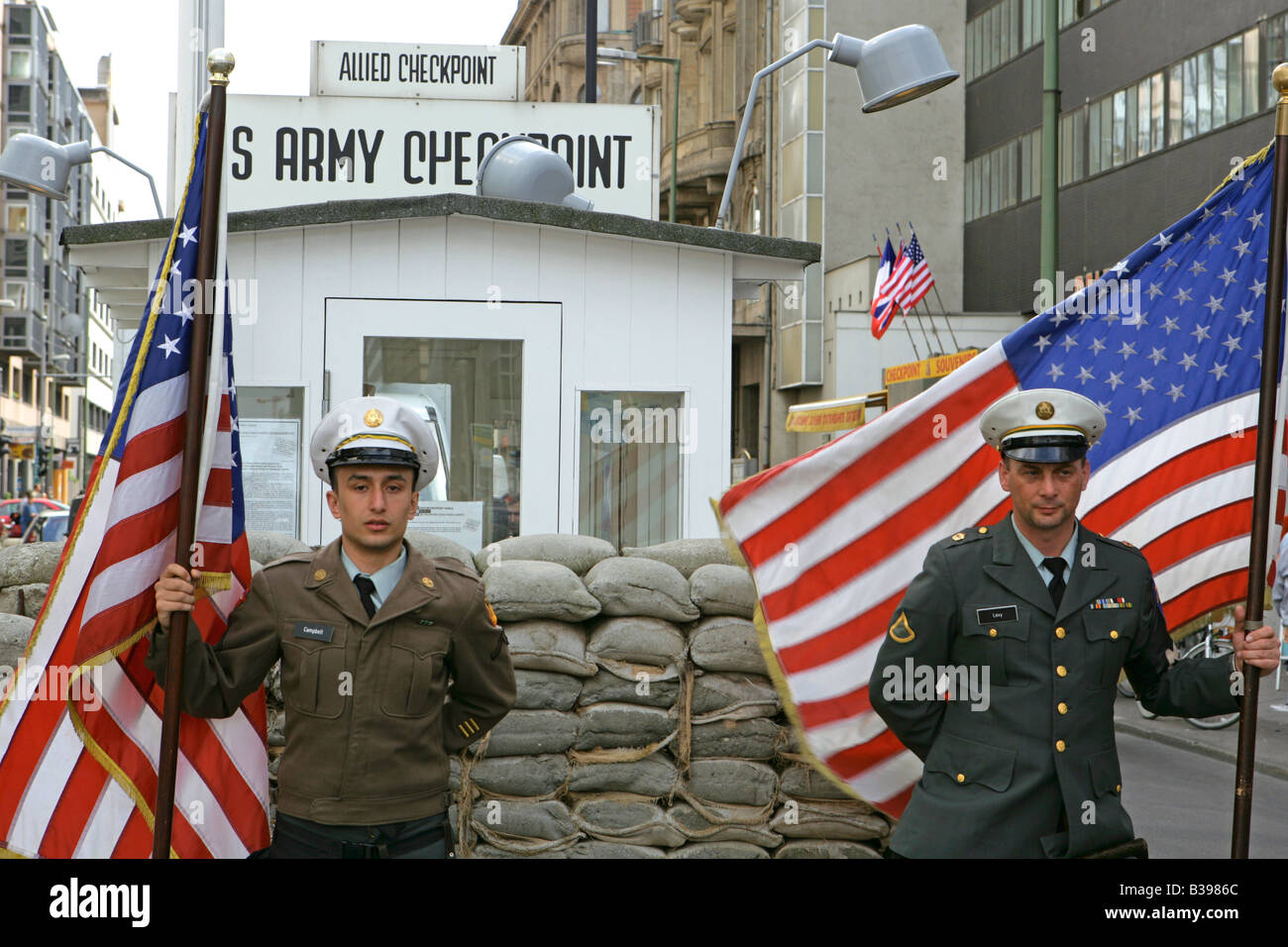 Deutschland, Germany, Berlin, Checkpoint Charlie Stock Photo - Alamy