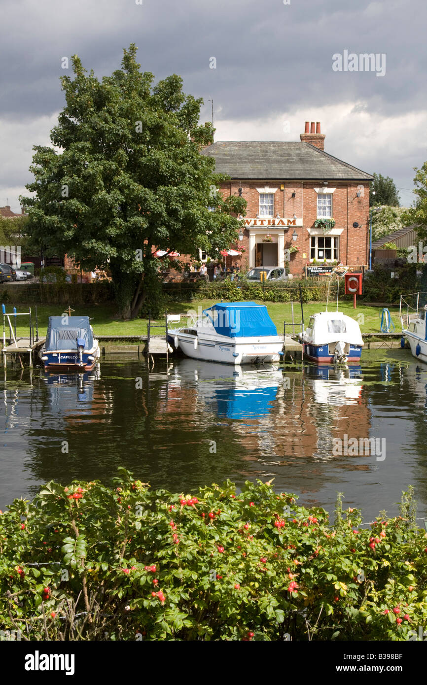 River Witham boston lincolnshire england uk gb Stock Photo - Alamy