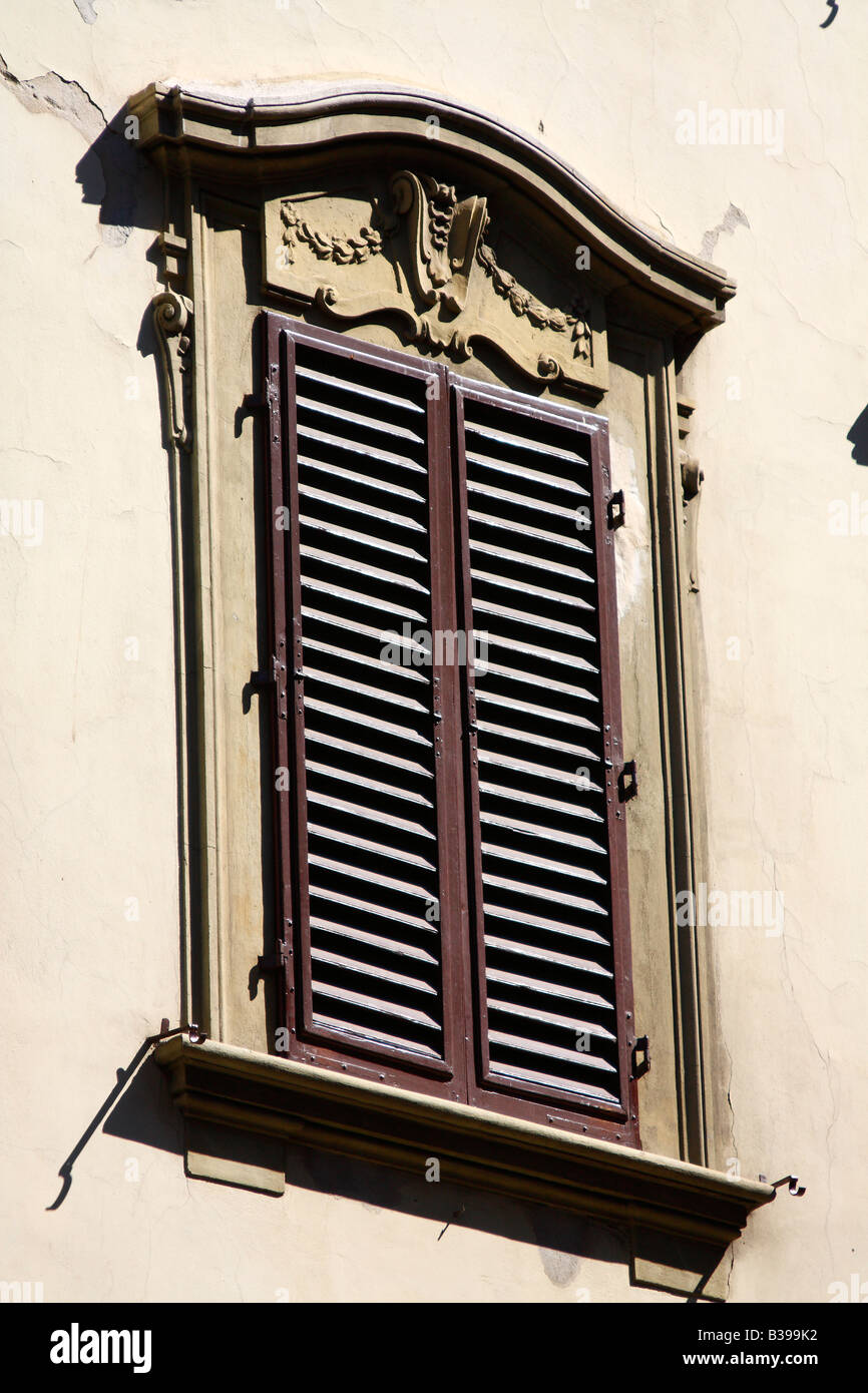 A window with Venetian Blind (Sun Blind) from IItaly Stock Photo - Alamy