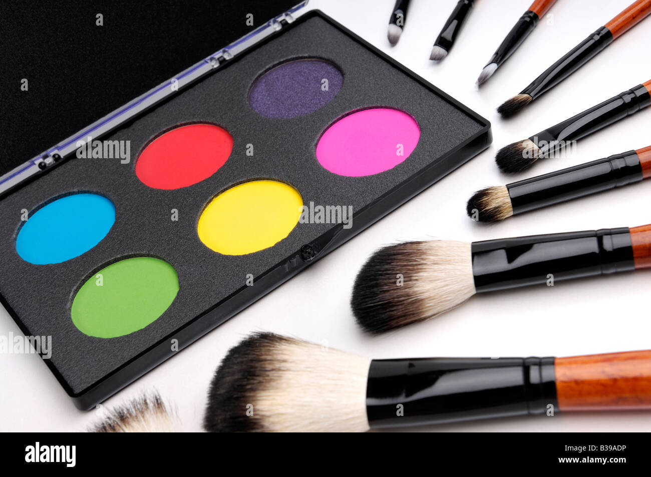 Makeup accessories still life Stock Photo - Alamy