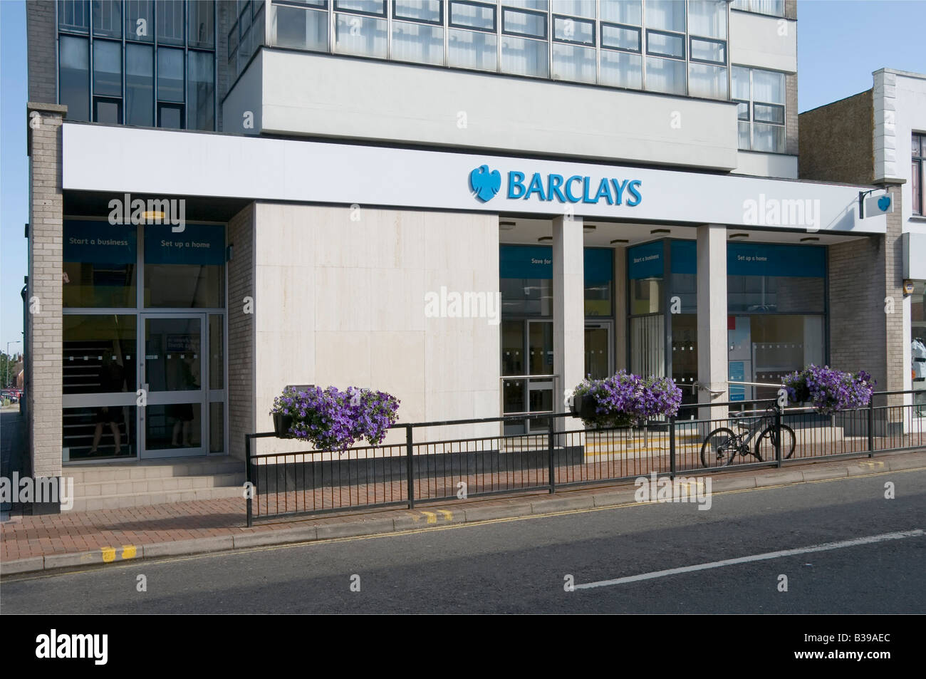 Barclays bank High Street Brentwood branch premises Essex England UK ...