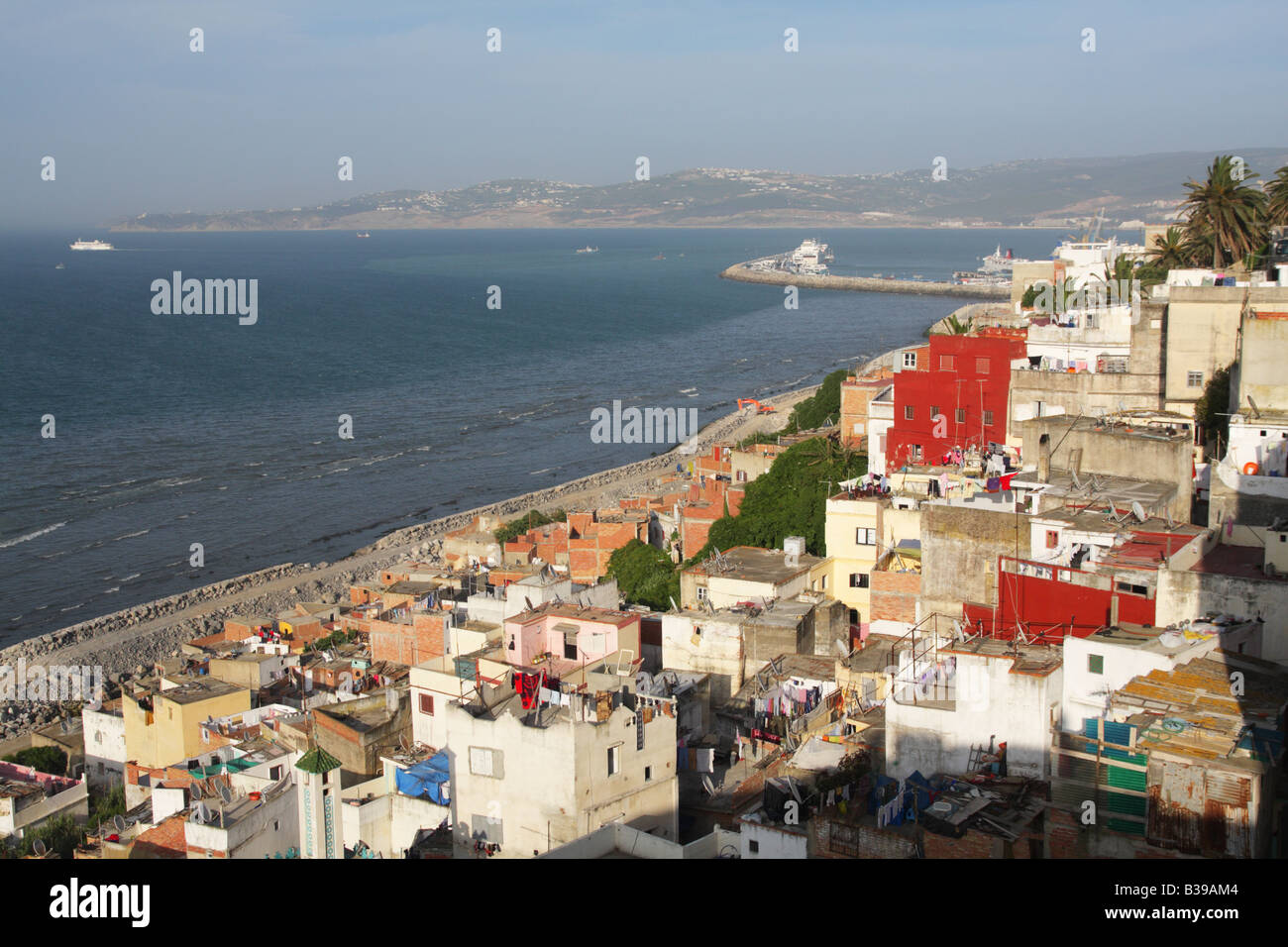 Seafront in Tangier, Morocco Stock Photo - Alamy
