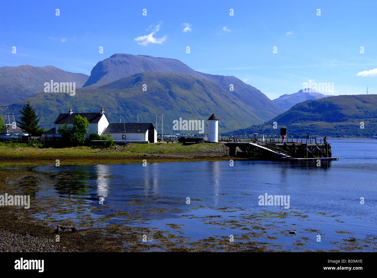 uk scotland highland lochaber inverness-shire ben nevis and loch eil ...