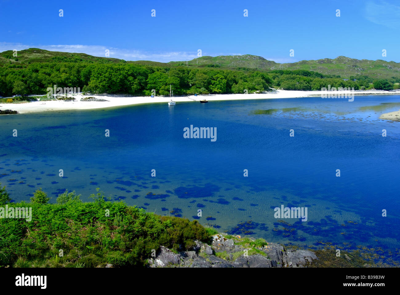 uk scotland inverness-shire silver sands at morar near mallaig Stock ...