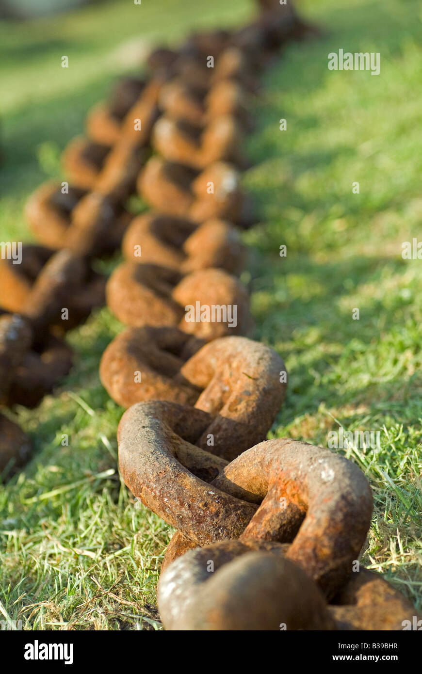 Long Rusty Chain High Resolution Stock Photography and Images - Alamy