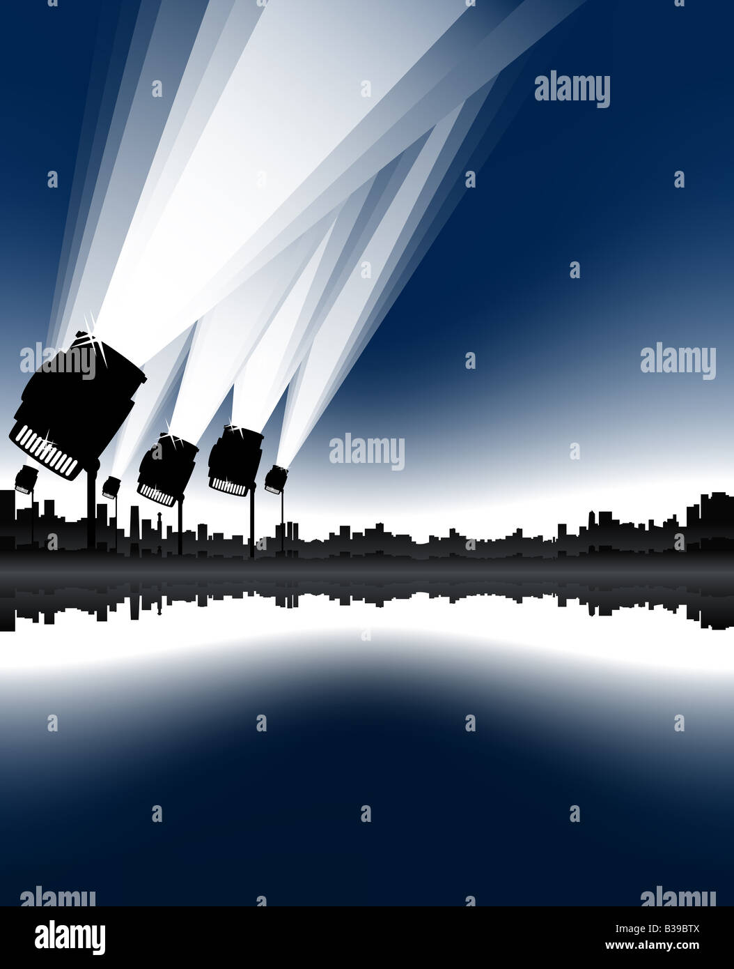 Hollywood movie backdrop sky hi-res stock photography and images - Alamy