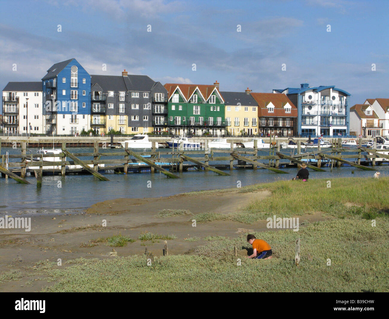 River Arun Littlehampton Harbour West Sussex England Stock Photo - Alamy