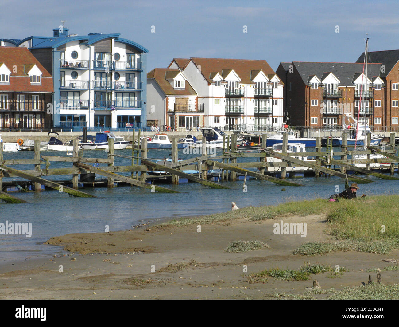 River Arun Littlehampton Harbour West Sussex England Stock Photo - Alamy