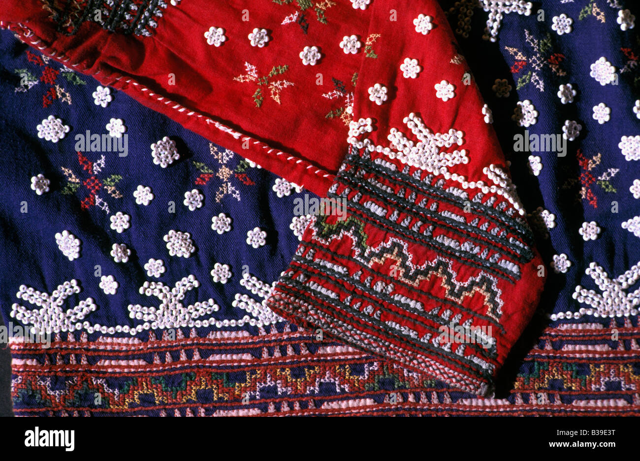 b'laan beaded jacket from mindanao manila philippines Stock Photo - Alamy