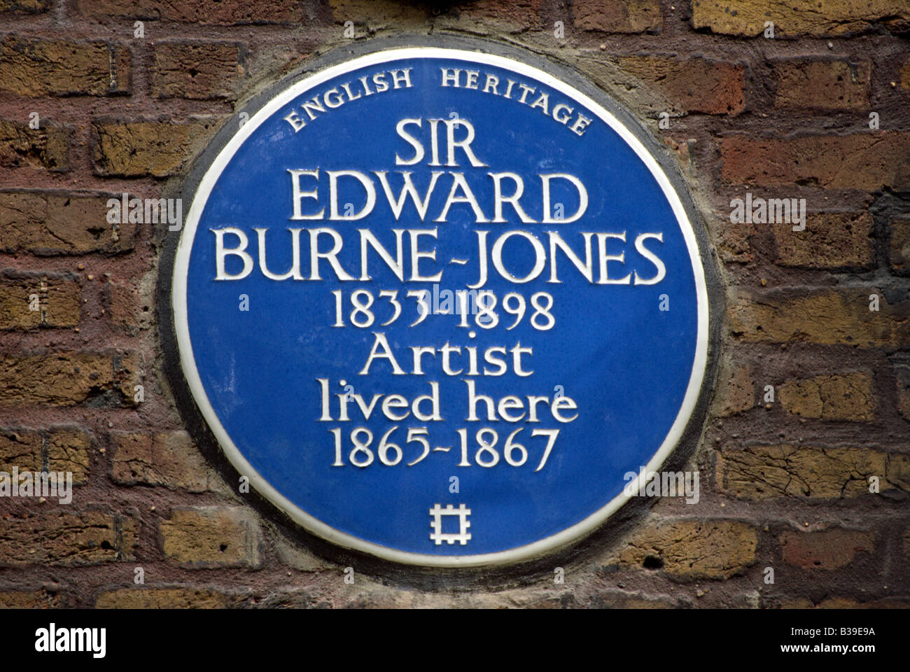 english heritage blue plaque marking a former home of artist sir edward ...
