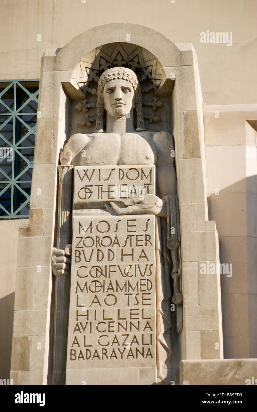 Facade Detail Richard Riordan Central Library Downtown Los Angeles ...