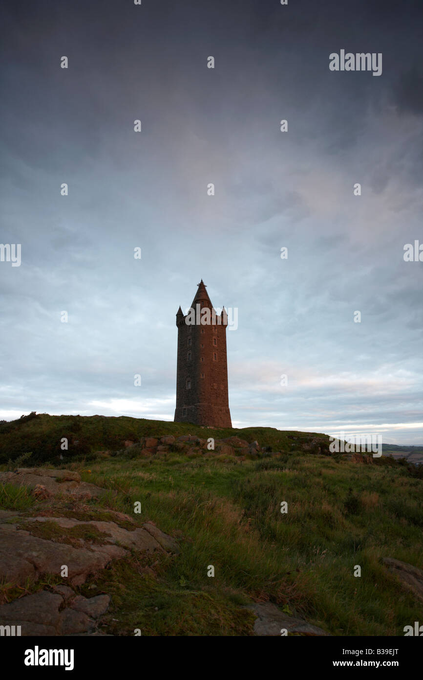scrabo tower newtownards northern ireland in early morning light Stock ...