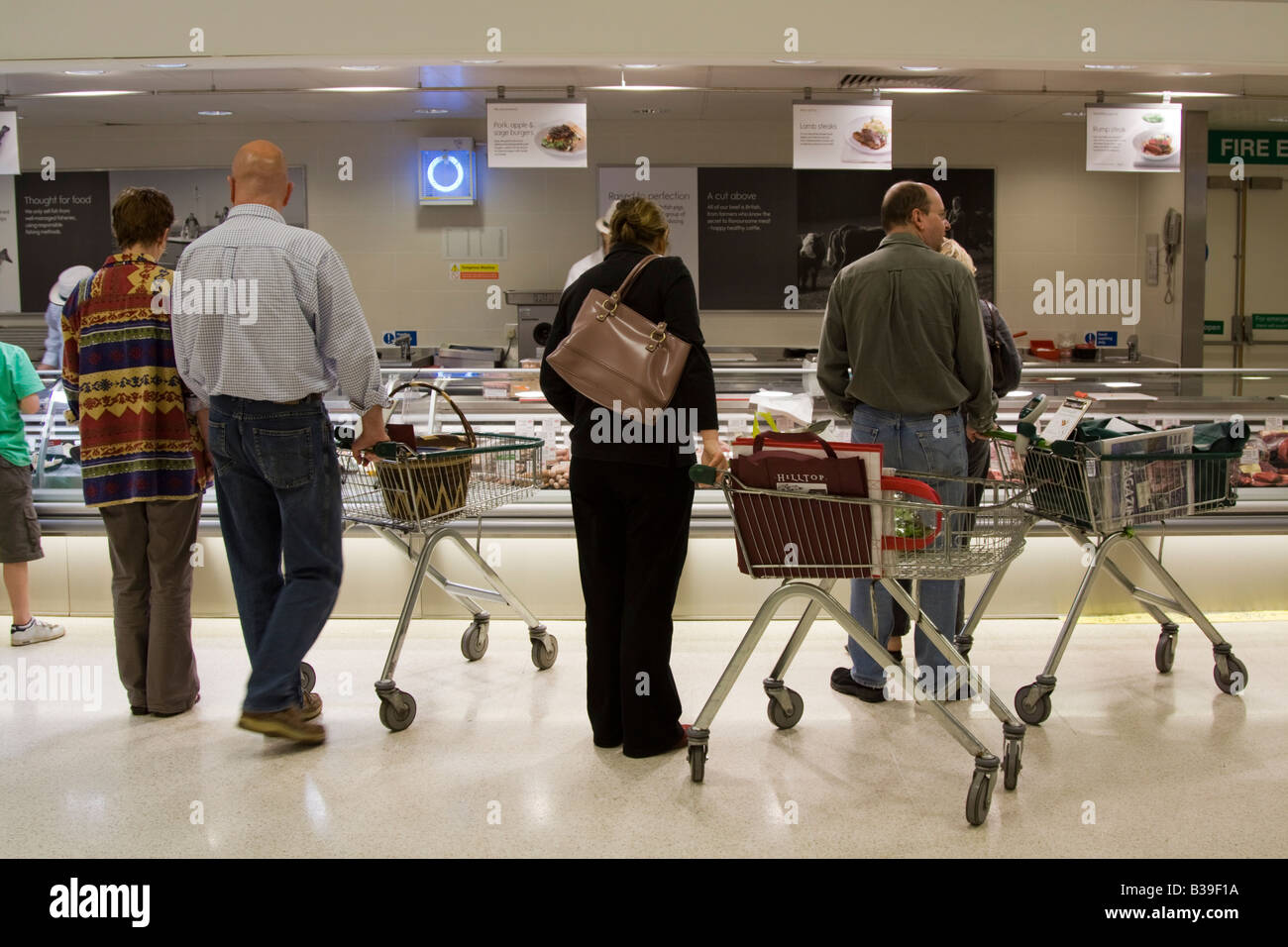 Waitrose meat counter hi-res stock photography and images - Alamy