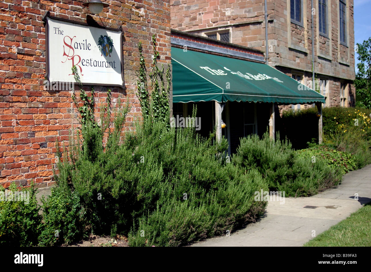Saville Restaurant Rufford Abbey and Country Park Stock Photo - Alamy