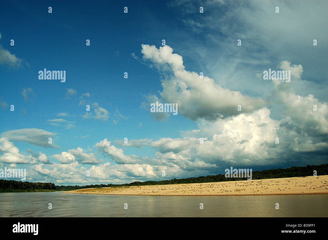 Juruá river in Suatainable Amazonas State conservation area Uacari ...