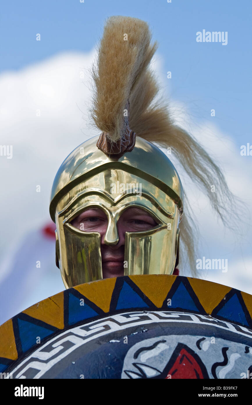 Ancient Greek Soldier Stock Photo - Alamy