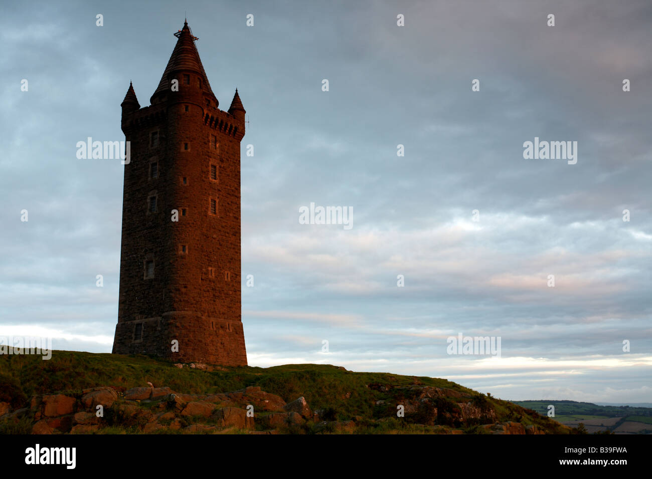 scrabo tower newtownards northern ireland in early morning light Stock ...