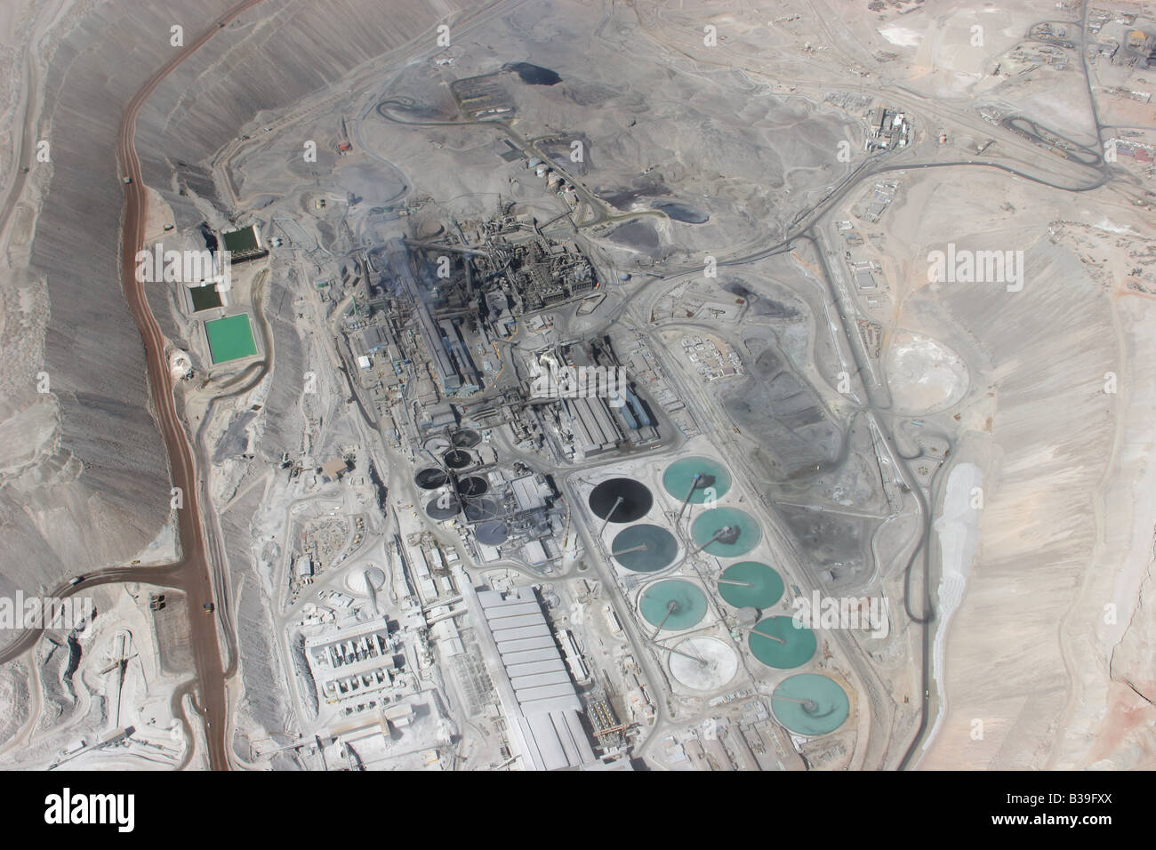 copper smelter Chile Atacama desert Stock Photo - Alamy