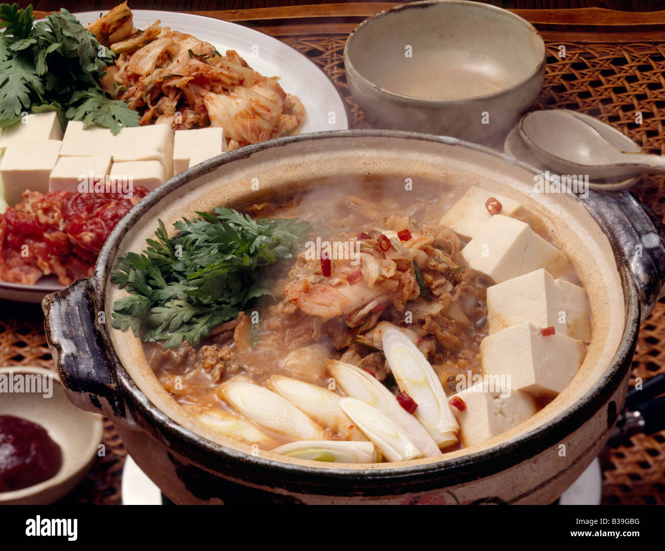 Hot pot dish Stock Photo - Alamy