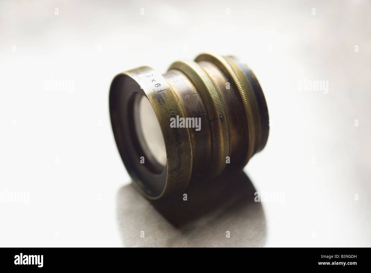 Antique camera lens Stock Photo - Alamy