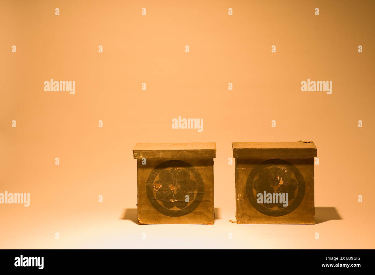 Lantern storage boxes Stock Photo - Alamy