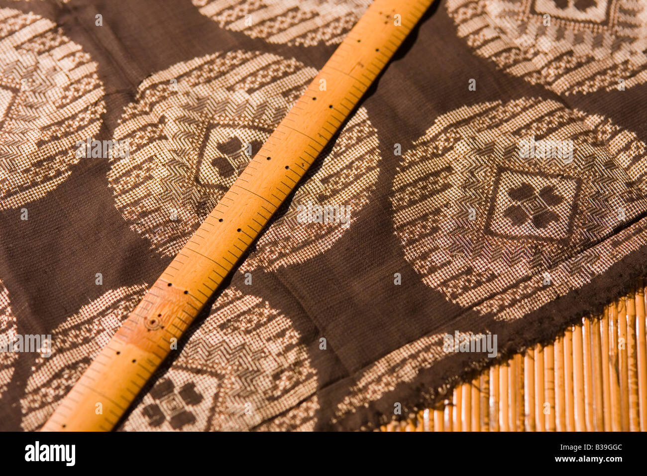 Antique bamboo ruler Stock Photo - Alamy