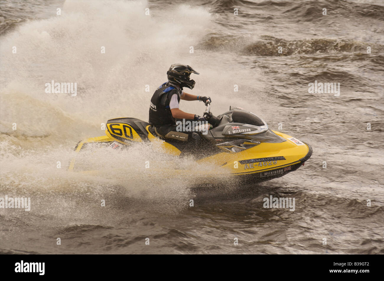 glasgow river festival 2008 jet ski race Stock Photo - Alamy