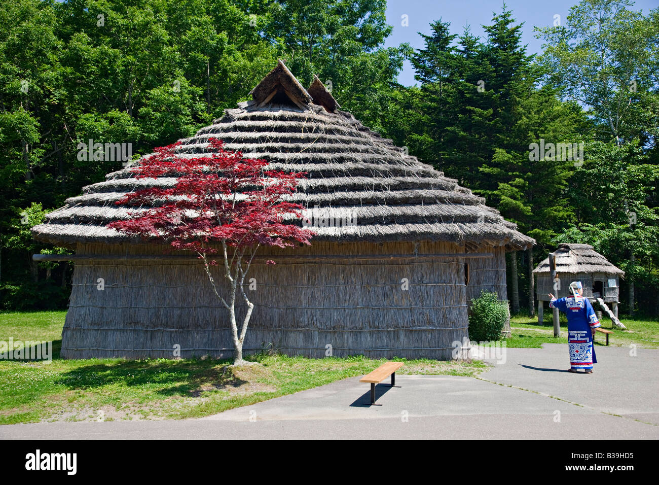 The Force House, Ainu Village and Museum on Lake Poroto, Shiraoi ...