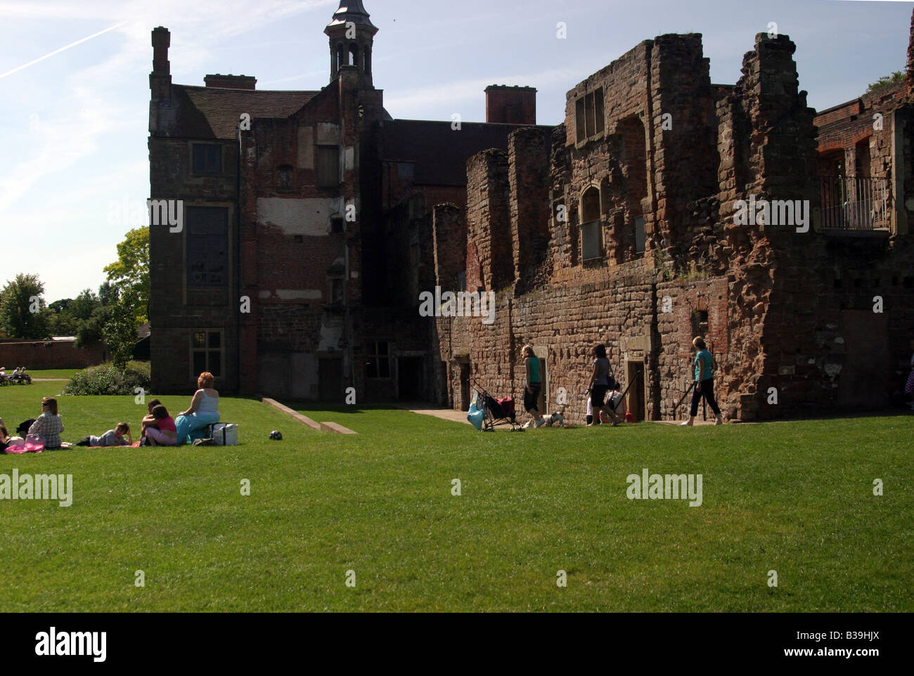 summer at Rufford Rufford Abbey and Country Park Stock Photo - Alamy