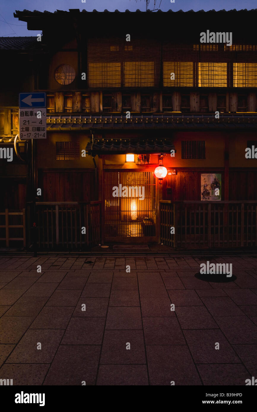 Old fashioned house at night Stock Photo - Alamy