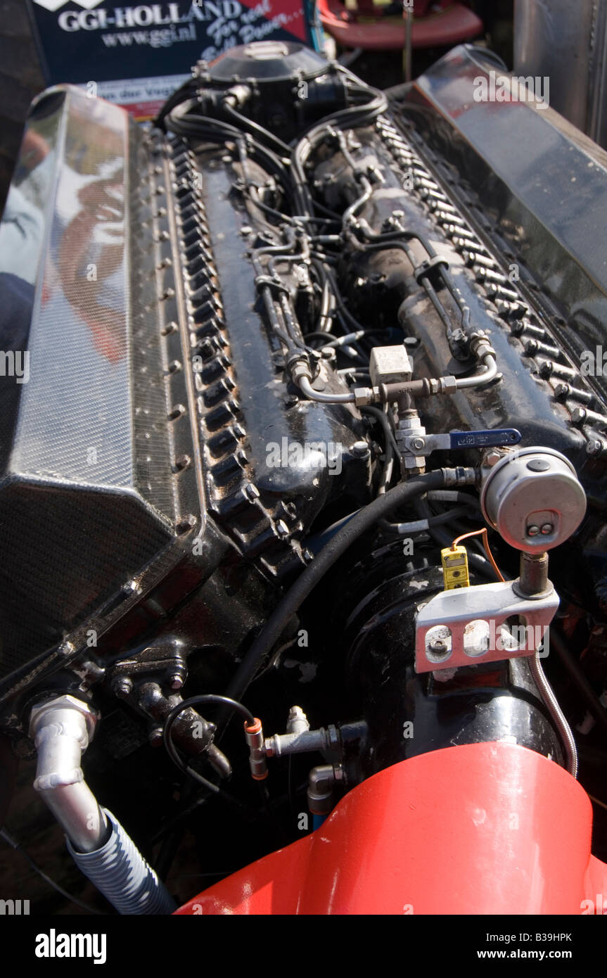 Modified tractor puller pulling rolls Royce griffin plane engine Stock ...