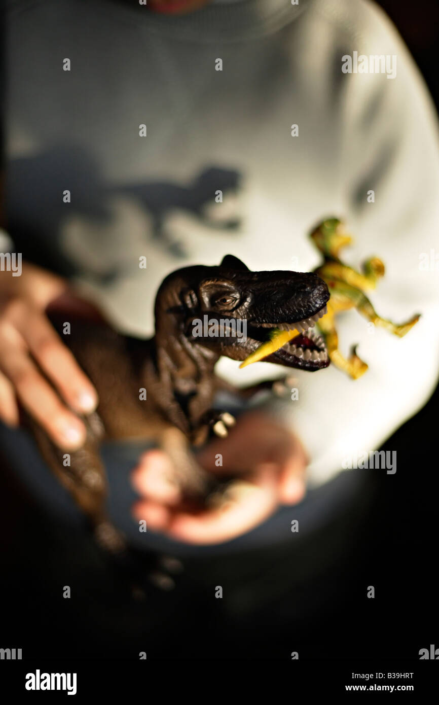 Model of a tyrannosaurus rex dinosaur hi-res stock photography and ...