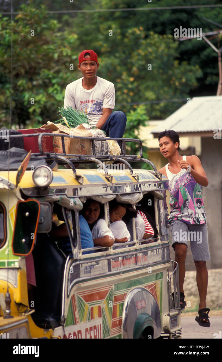 jeepney cebu philippines Stock Photo - Alamy