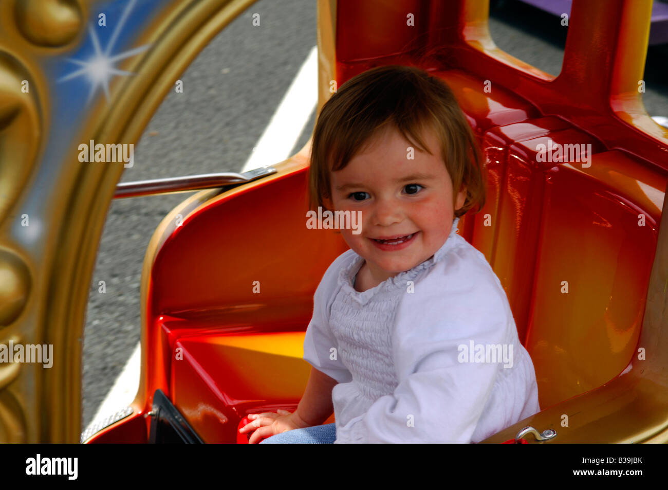 toddler girl female caucasian 21 months old brunette happy fun ...