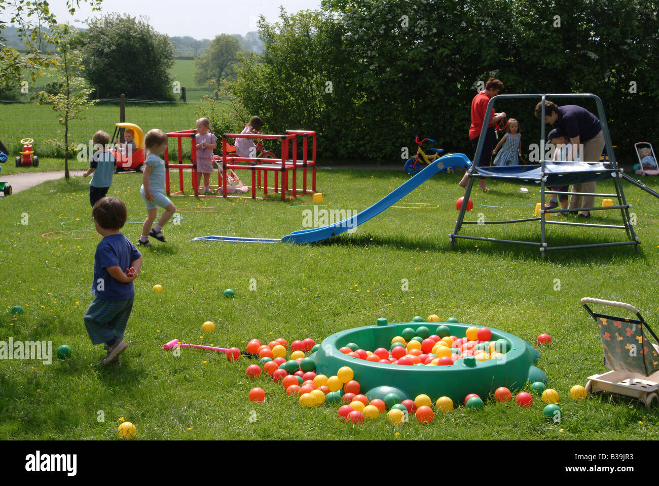 Children Playing At Creche Stock Photos & Children Playing At Creche ...