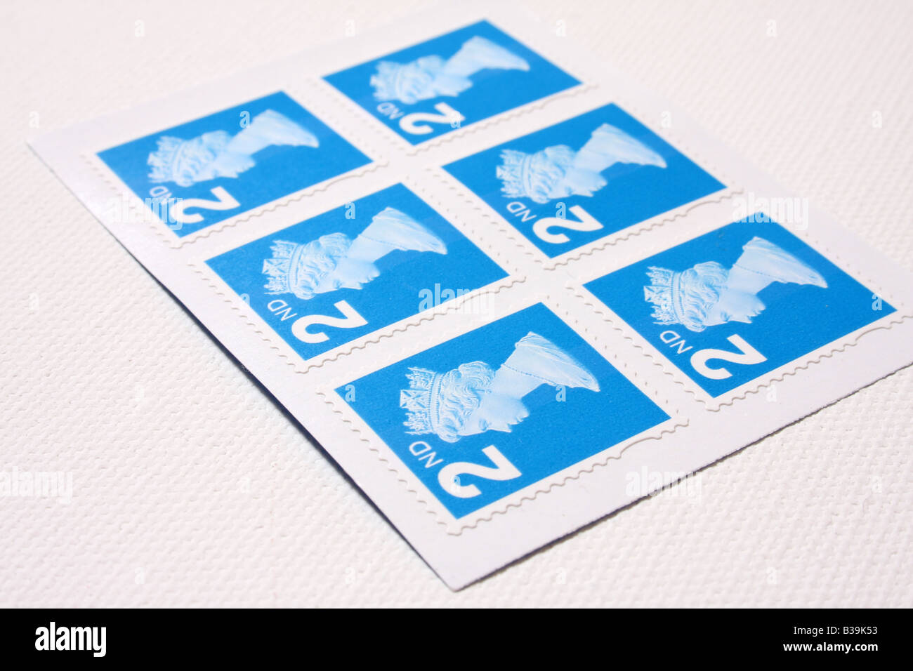 Second class UK postage stamps Stock Photo - Alamy