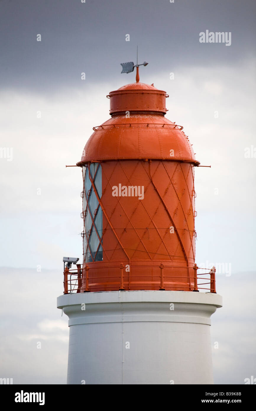 Souter Lighthouse in South Tyneside. The red and white lighthouse came ...