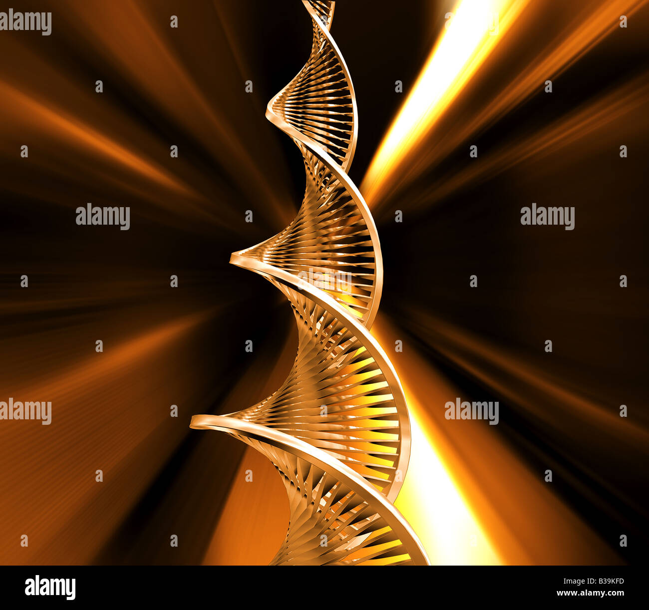 3D render of DNA strands Stock Photo - Alamy