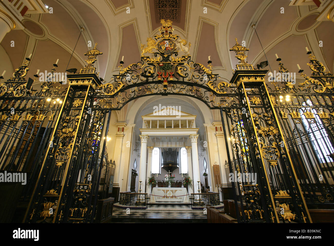 City of Derby, England. Internal view of Derby’s Cathedral Church of ...