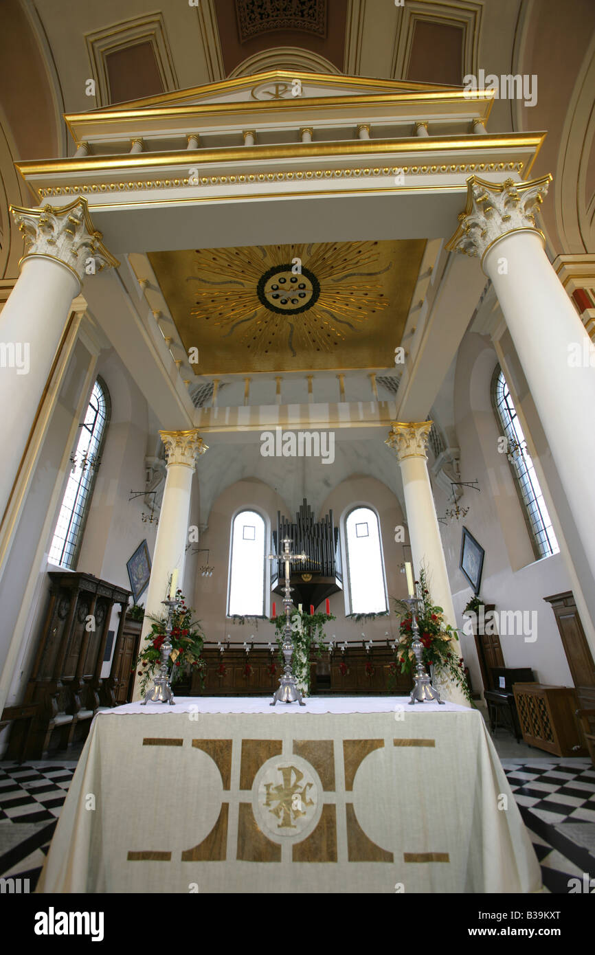 City of Derby, England. Internal view of Derby’s Cathedral Church of ...